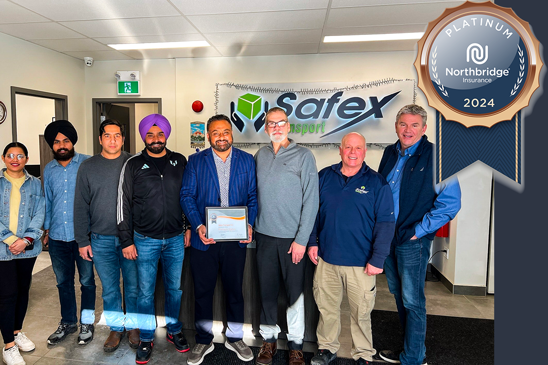 Safex Transport Achieves Prestigious PLATINUM Status from Northbridge Insurance – Safex transport